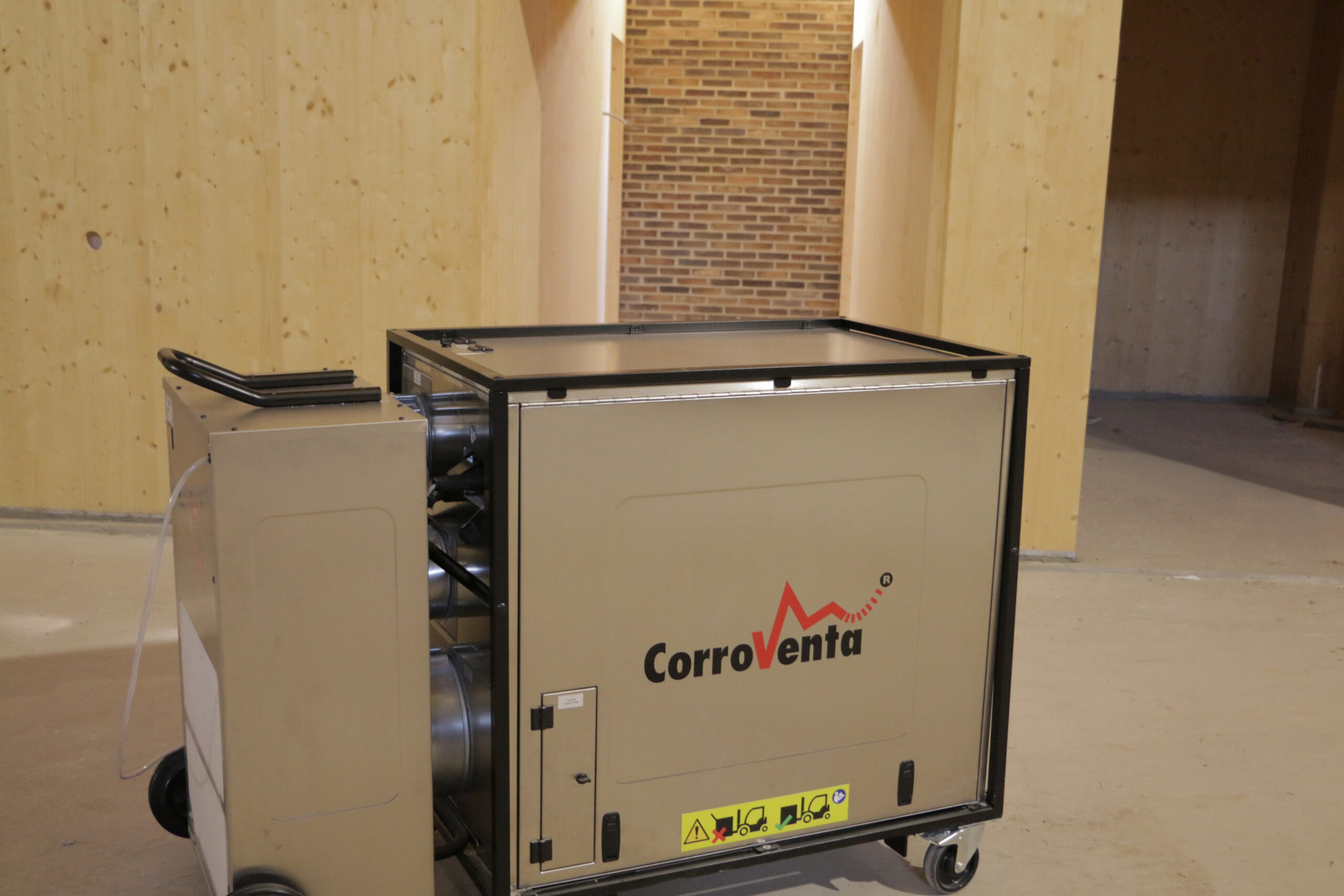Fast and energy-efficient drying process with Corroventa's solution